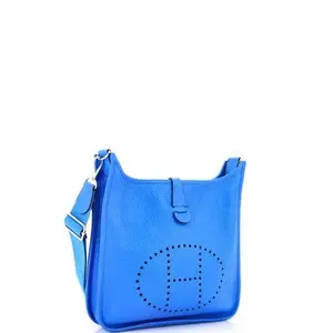 Hermès Evelyne Bag Gen Iii Clemence Pm - Blue