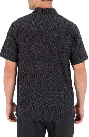 Hurley Incon Aero Short Sleeve Button-up Shirt