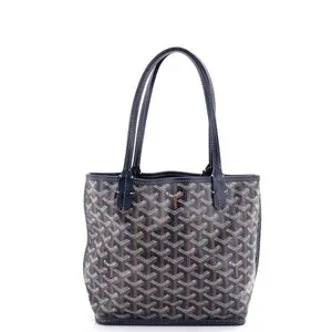 Goyard Anjou Reversible Tote Coated Canvas Mini - Blue
