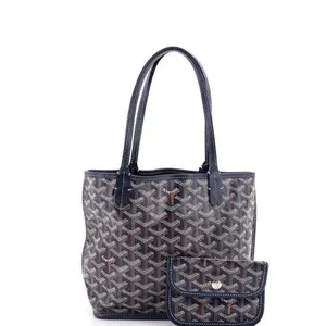 Goyard Anjou Reversible Tote Coated Canvas Mini - Blue