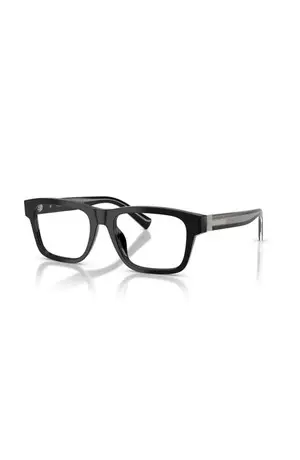 Dolce & Gabbana 51mm Rectangle Optical Glasses - Black
