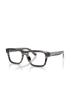 Dolce & Gabbana 51mm Rectangle Optical Glasses - Grey