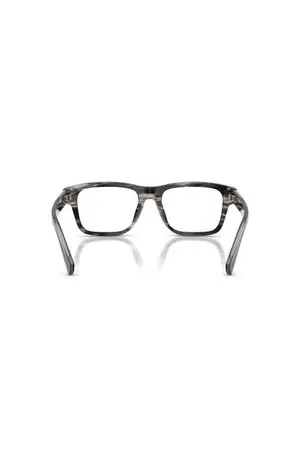 Dolce & Gabbana 51mm Rectangle Optical Glasses - Grey