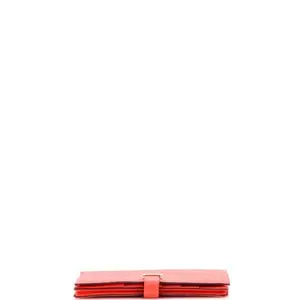 Hermès Bearn Wallet Epsom Long - Red