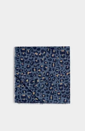 KATIE LOXTON Printed Scarf Leopard