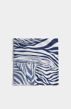 KATIE LOXTON Printed Scarf Zebra