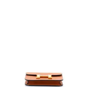 Hermès Constance Slim Wallet Epsom - Brown