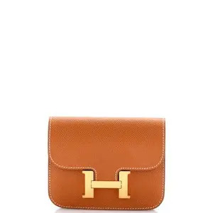 Hermès Constance Slim Wallet Epsom Toffee