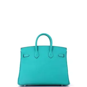 Hermès Birkin Handbag Epsom With Palladium Hardware 25 - Blue