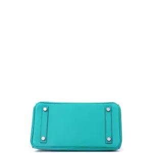 Hermès Birkin Handbag Epsom With Palladium Hardware 25 - Blue