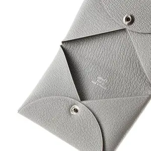 Hermès Calvi Duo Card Holder Chevre Mysore