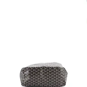 Goyard Saint Louis Tote Coated Canvas Pm - Black