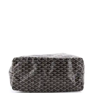 Goyard Saint Louis Tote Coated Canvas Gm - Black