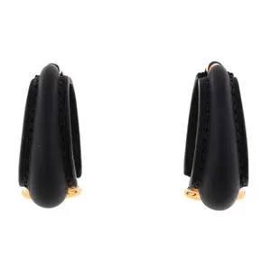 Hermes Leather Earrings
