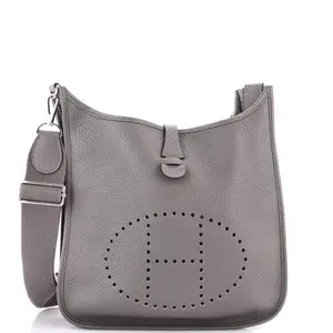 Hermès Evelyne Bag Gen Iii Clemence Pm - Gris Meyer