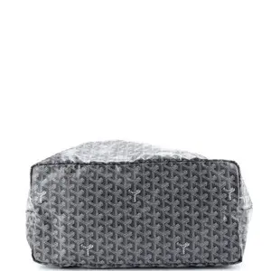 Goyard Saint Louis Reversible Tote Coated Canvas And Printed Canvas Gm - Grey
