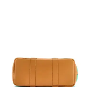 Hermès Garden Party Tote Toile And Leather 30 - Green