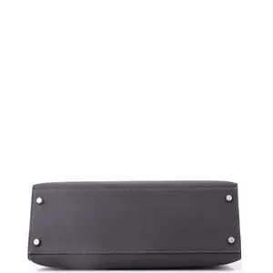 Hermès Kelly Handbag Epsom With Palladium Hardware 32 - Grey