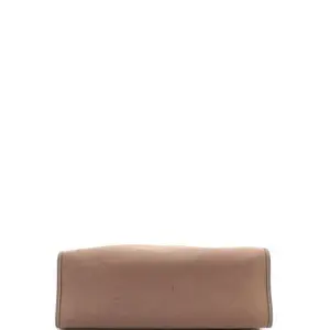 Hermès Herbag Zip Leather And Toile 39 - Grey