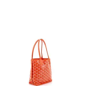 Goyard Anjou Reversible Tote Coated Canvas Mini - Orange