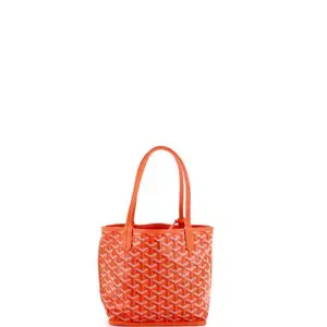 Goyard Anjou Reversible Tote Coated Canvas Mini - Orange