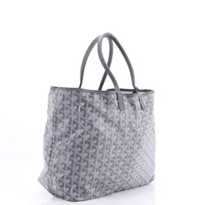 Goyard Saint Louis Tote Coated Canvas Pm - Grey
