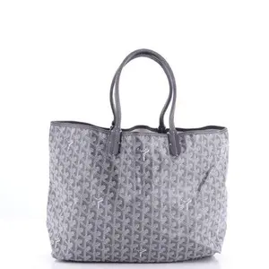Goyard Saint Louis Tote Coated Canvas Pm - Grey