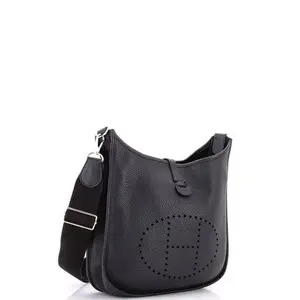 Hermès Evelyne Bag Gen Iii Clemence Pm - Black