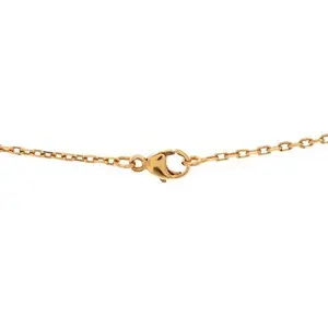 Hermès Pop H Pendant Chain Necklace Metal And Enamel Mini - Neutral