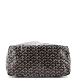 Goyard Saint Louis Tote Coated Canvas Gm - Black