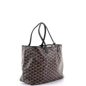 Goyard Saint Louis Pm Tote Coated Canvas - Black