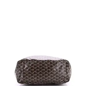 Goyard Saint Louis Pm Tote Coated Canvas - Black