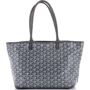 Goyard Artois Tote Coated Canvas Pm - Gray