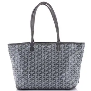 Goyard Artois Tote Coated Canvas Pm - Grey