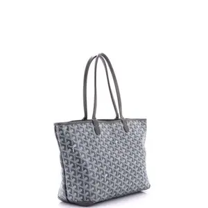 Goyard Artois Tote Coated Canvas Pm - Grey
