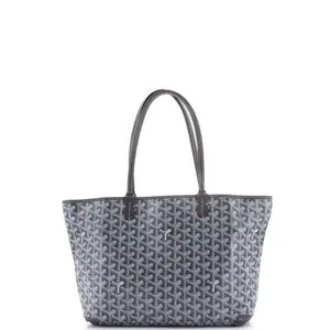Goyard Artois Tote Coated Canvas Pm - Grey