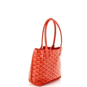 Goyard Anjou Reversible Tote Coated Canvas Mini - Orange
