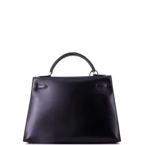 Hermès Kelly Handbag Box Calf With Gold Hardware 32