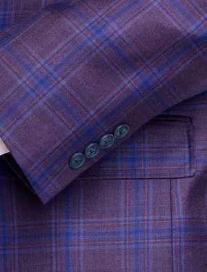 OAK HILL PREMIUM BY DXL Big & Tall Plaid Sport Coat