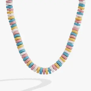 ALEX AND ANI Smarties Candy Necklace - Silver