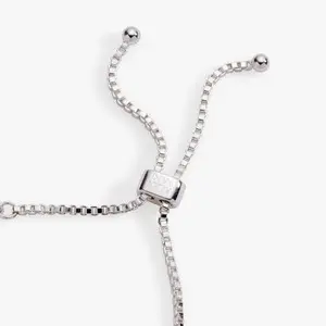 ALEX AND ANI Glass Butterfly Bolo Bracelet