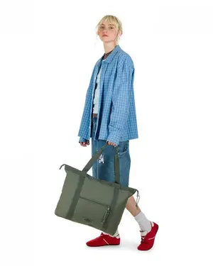 EASTPAK Travel Tote Shoulder Bag - Khaki