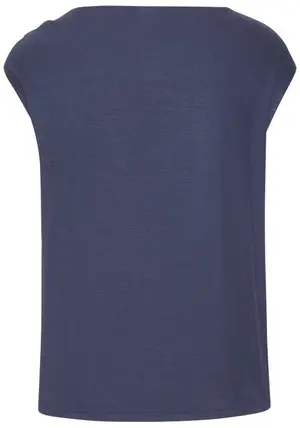 LASCANA Asymmetrical Ring Detail Top - Navy