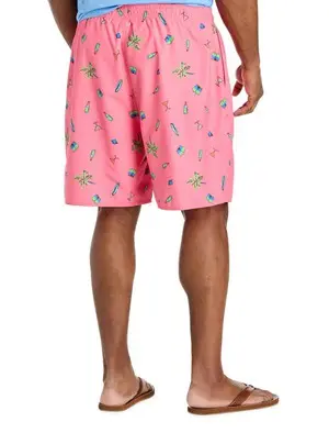 HARBOR BAY BY DXL Big & Tall Beach Party Swim Trunks