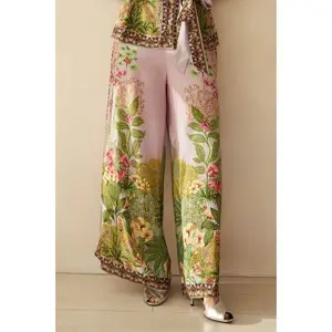 RAISHMA Wilma Printed Trousers - Lilac