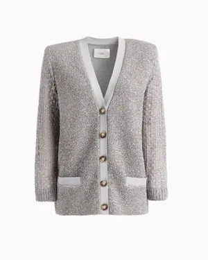 DODIEE Stevie Sequin Jacquard Cardigan