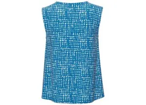 LASCANA Sleeveless V-neck Printed Top