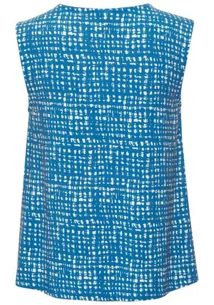 LASCANA Sleeveless V-neck Printed Top