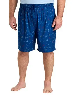 HARBOR BAY BY DXL Performance Lounge Shorts - Navy