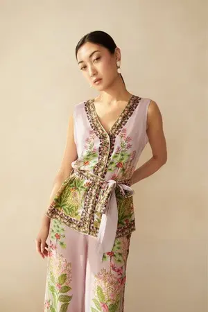 RAISHMA Wilma Printed Shirt - Lilac